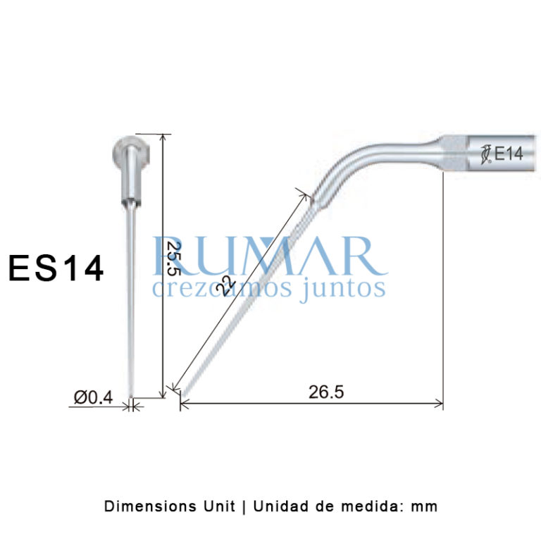 Woodpecker ES14 ultrasound tip Sirona compatible, Endo • RUMAR
